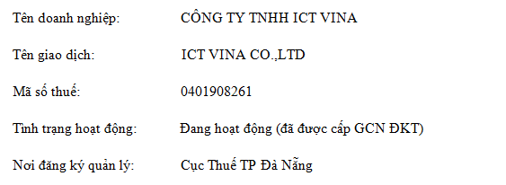 Công Ty TNHH ICT VINA tuyển dụng - Việc làm - Joboko