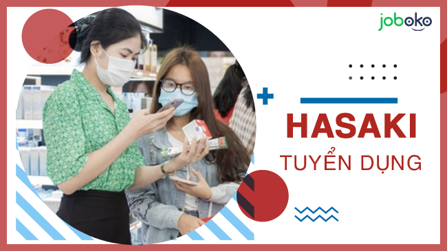 # Hasaki tuyển dụng Part-time, Nhân viên bán hàng, Thu ngân, Shipper # Nền tảng JobOKO